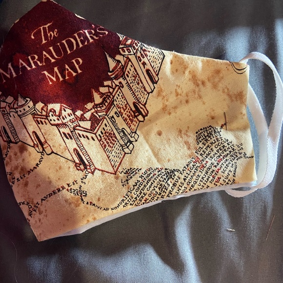 Accessories | Harry Potter Marauders Map Face Mask | Poshmark